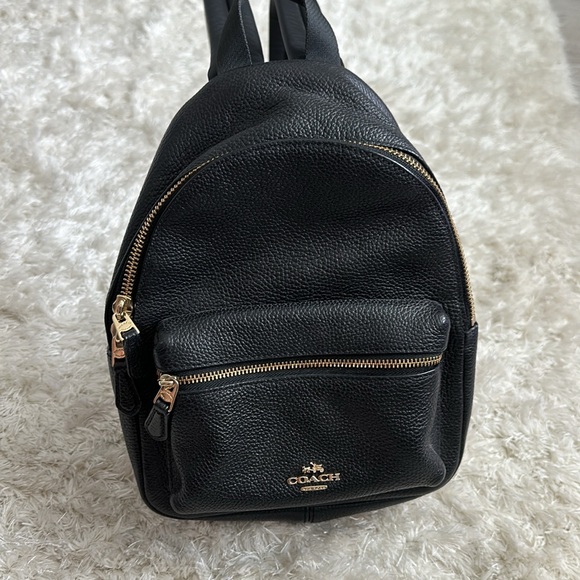Coach | Bags | Black Coach Mini Backpack | Poshmark